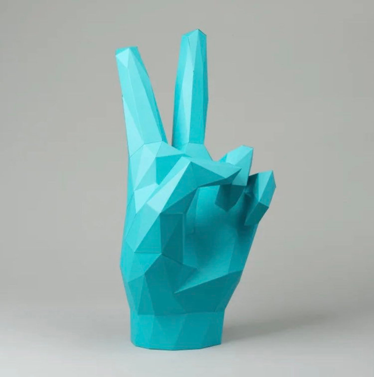 Peace 3dpapercraft. You Get a PDF Digital File With Templates - Etsy