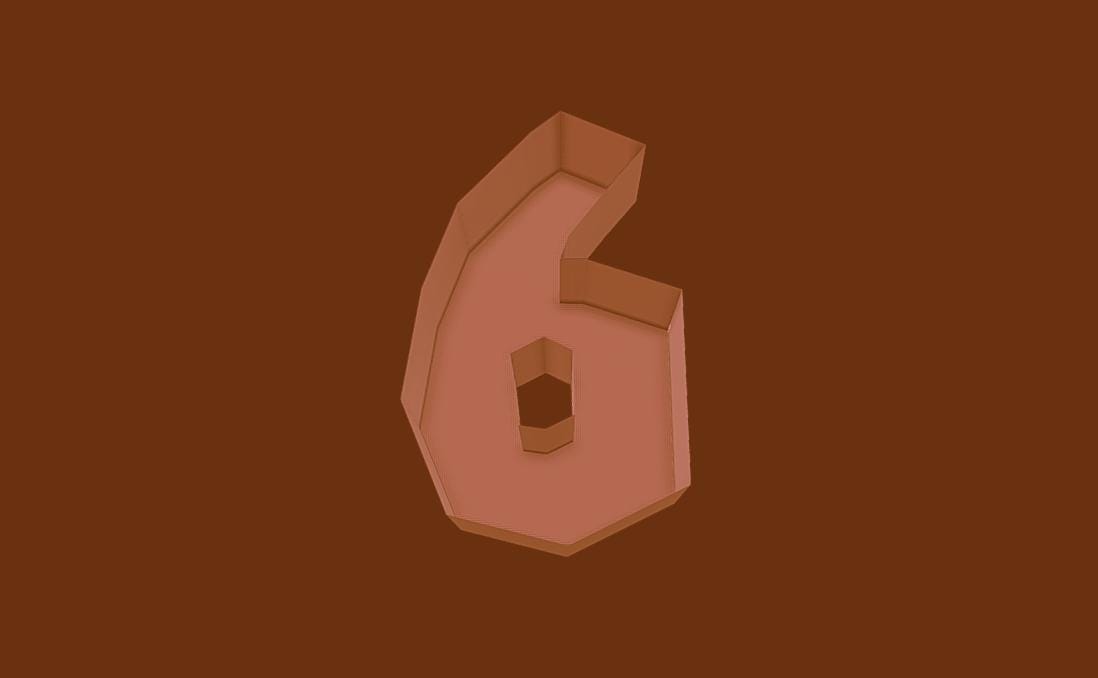 Numbers Bundles DIY 3D Papercraft Numbers. 2 Size Pattern, for All ...