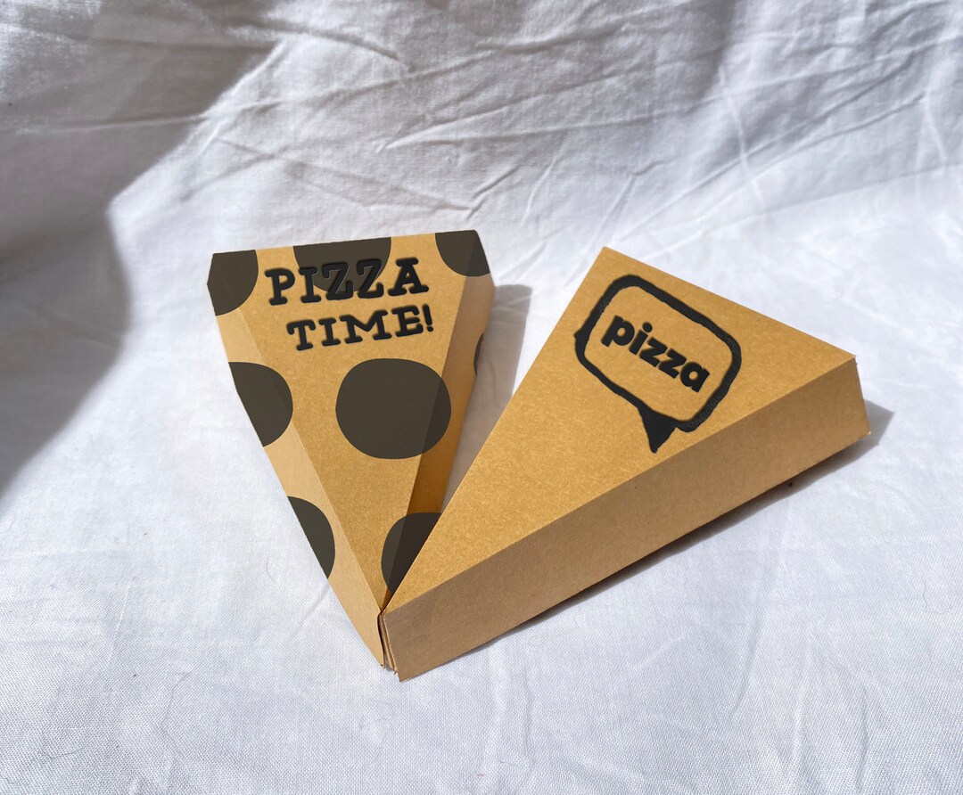 Pizza Slice Box 3D Papercraft. You Get Pdf SVG DXF Digital File ...
