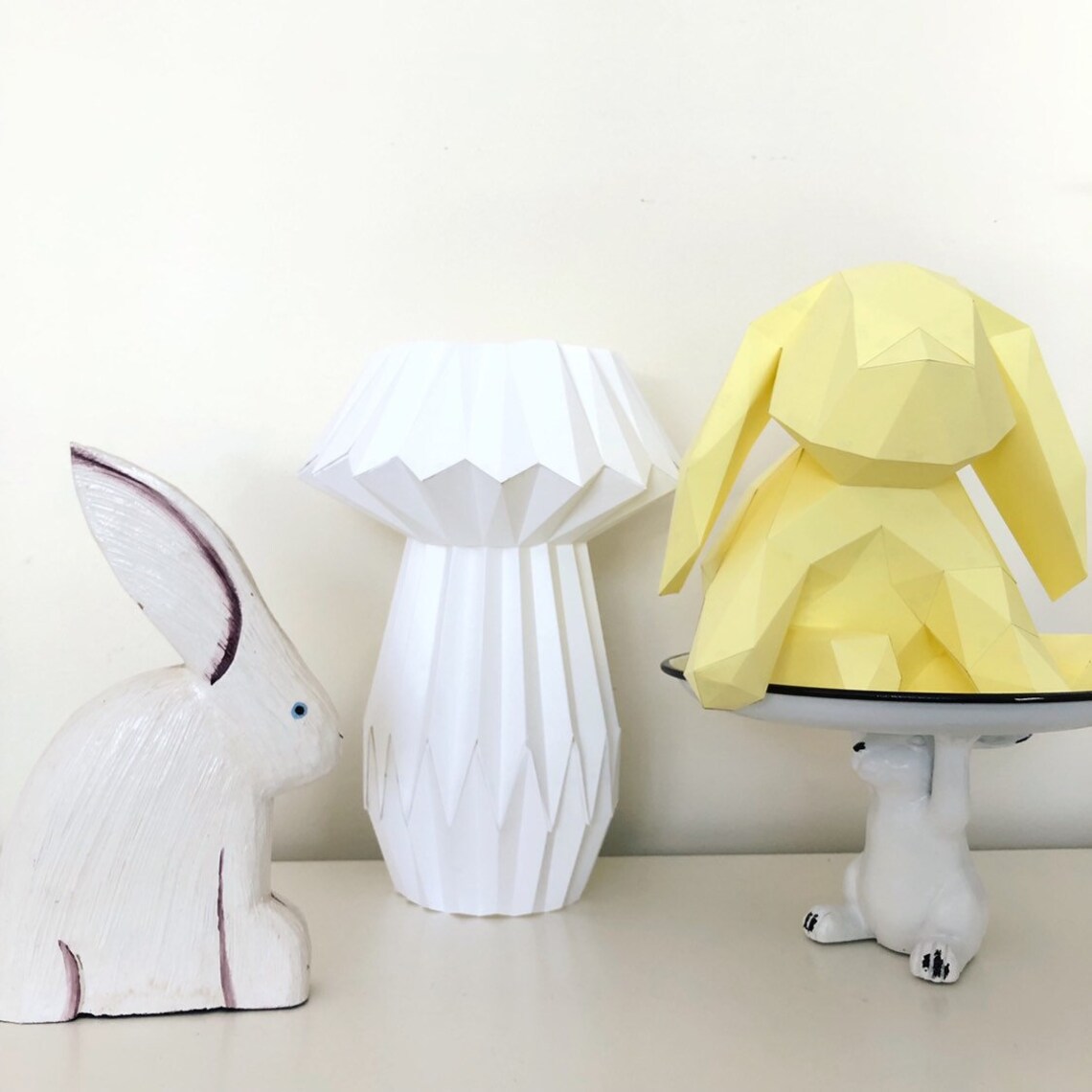 Origami Vases 3d Papercraft. You Get SVG and PDF Digital File Template ...