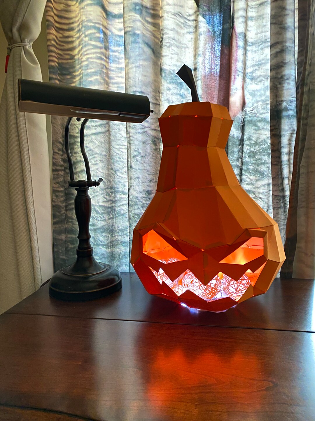 Scary Pumpkins, 3D Papercraft. 2 Patterns Get SVG, PDF Digital File ...