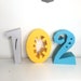 Numbers 3d Papercraft Numbers Based on Jokerman Font. All 0-9 Party ...