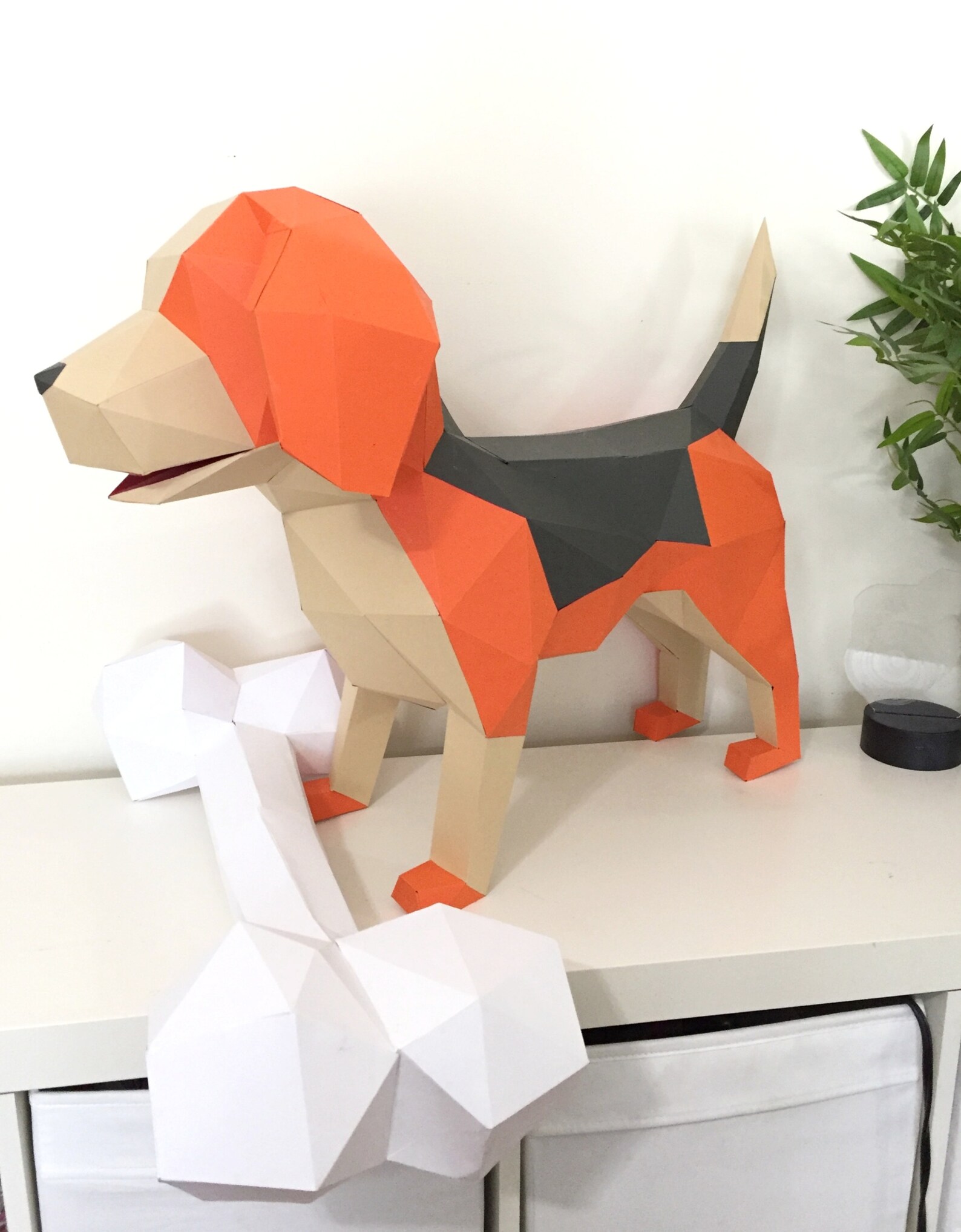Joe BEAGLE 3d Papercraft. With This Purchase You Get PDF | Etsy