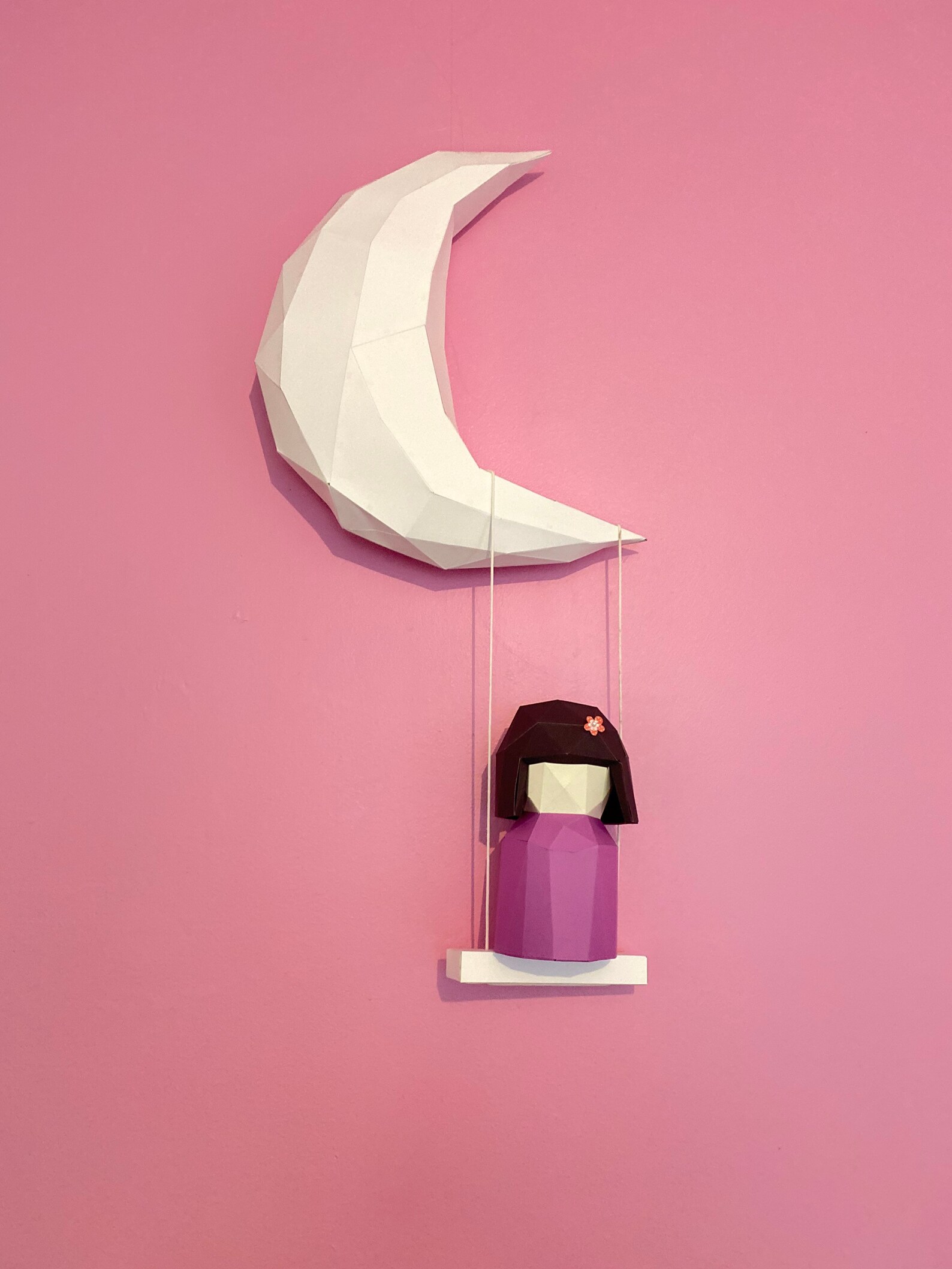 Full Moon 3D Papercraft Model. You Get PDF and SVG Digital File ...