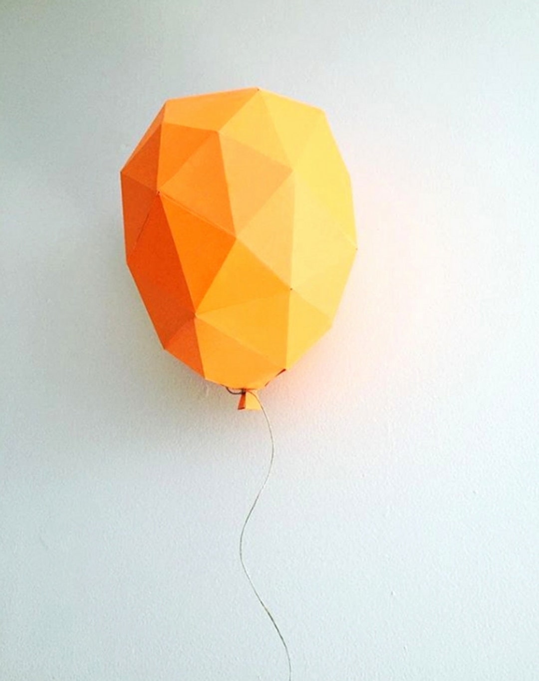 Balloon 3d Papercraft. You Get PDF & SVG Digital Downloadable Files for ...