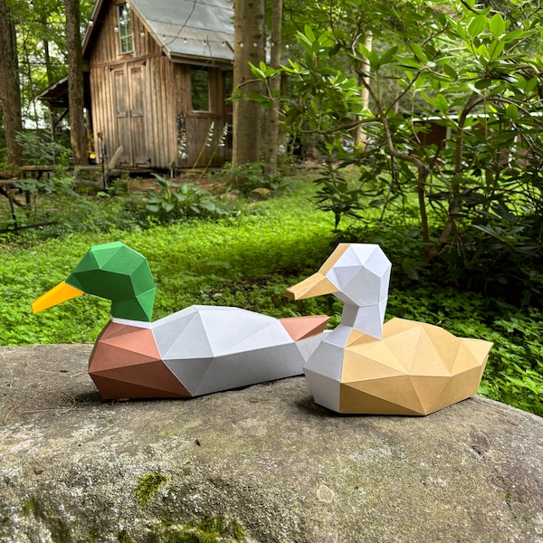 Low Poly Papercraft - Etsy