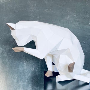 Licky Kitty Papercraft. You Get SVG, PDF Digital File Templates and ...