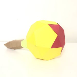 Maracas 3D Papercraft. Y0u Get a PDF Digital File Templates and ...