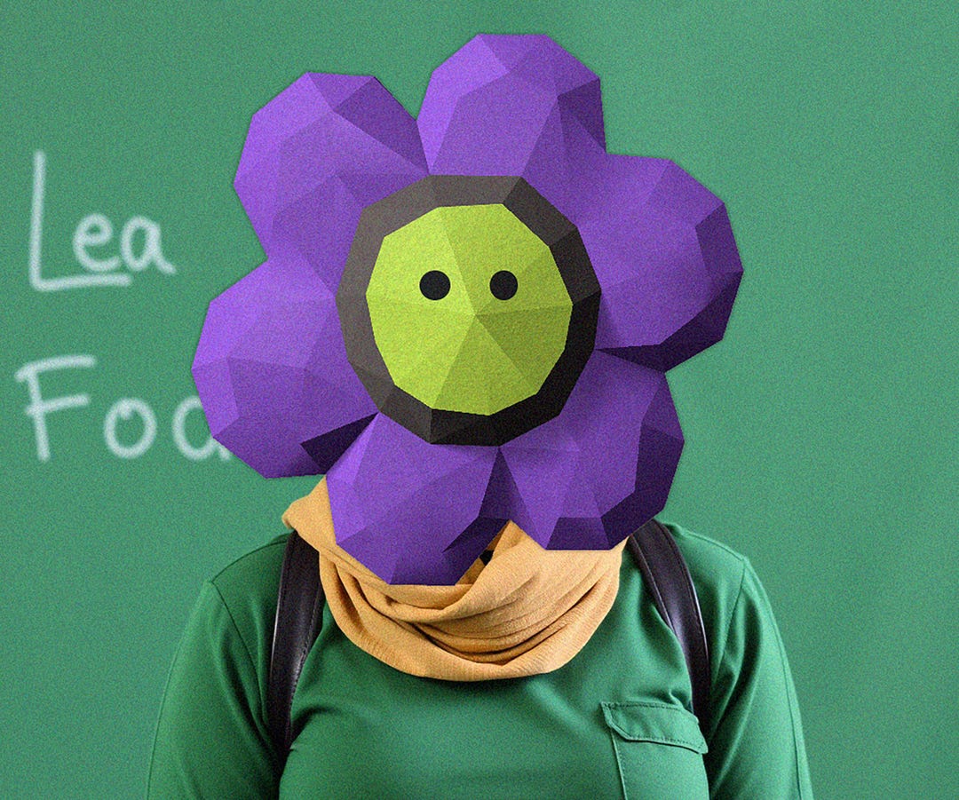 Flower Paper Mask 3D Papercraft. Get PDF Digital File Pattern and ...