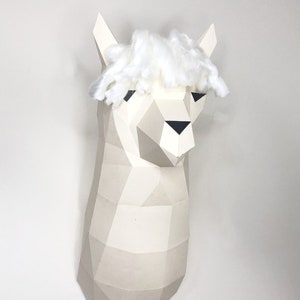 Llama 3d Papercraft. With This Purchase You Get SVG Files and PDF ...