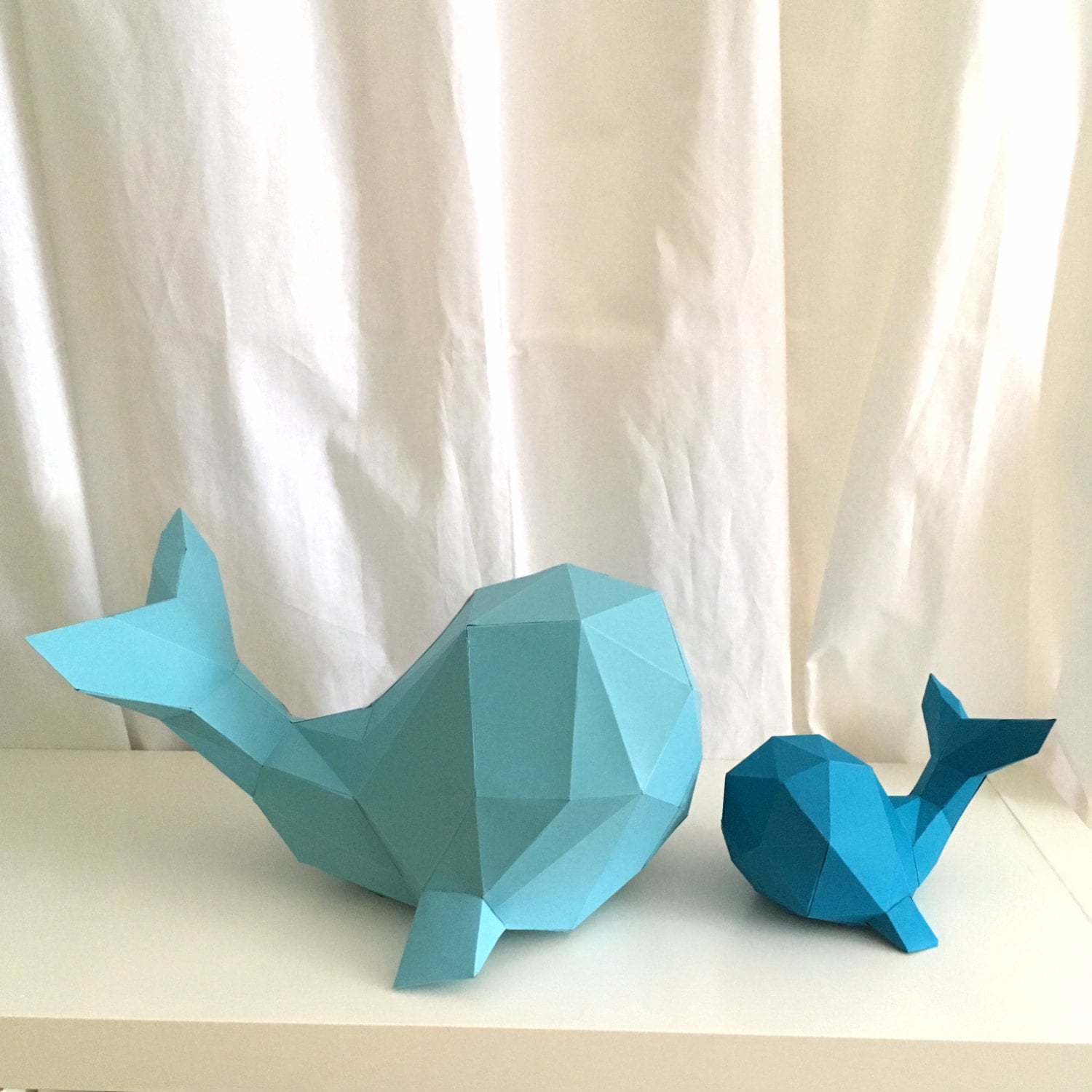 Whale 3d Papercraft. With This Purchase You Get SVG and PDF Digital ...