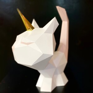 Cay Baby Cat 3D Papercraft. You Get a PDF Digital File Templates and ...