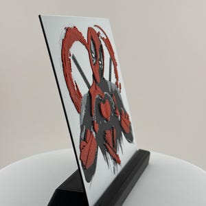 Deadpool Heart Hands Hueforge Print - Etsy