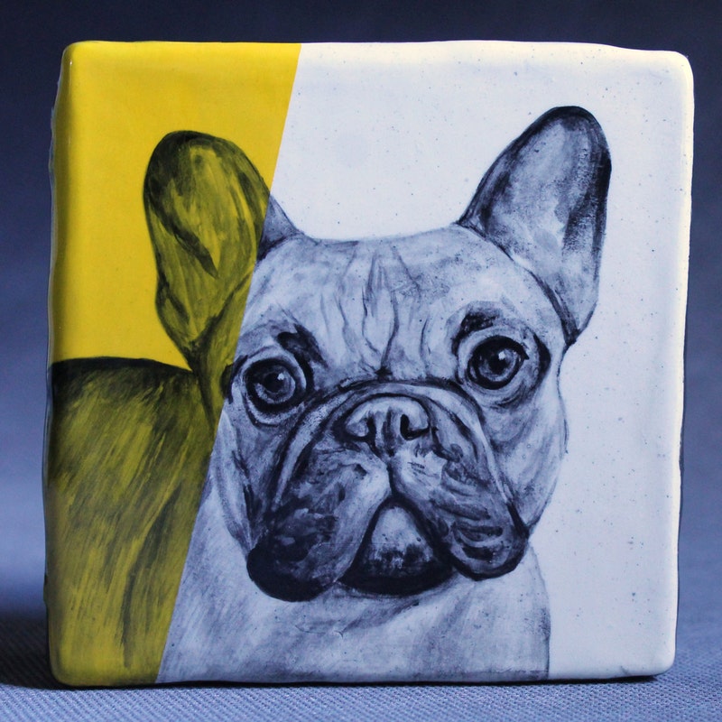 French Bulldog Tile - Etsy