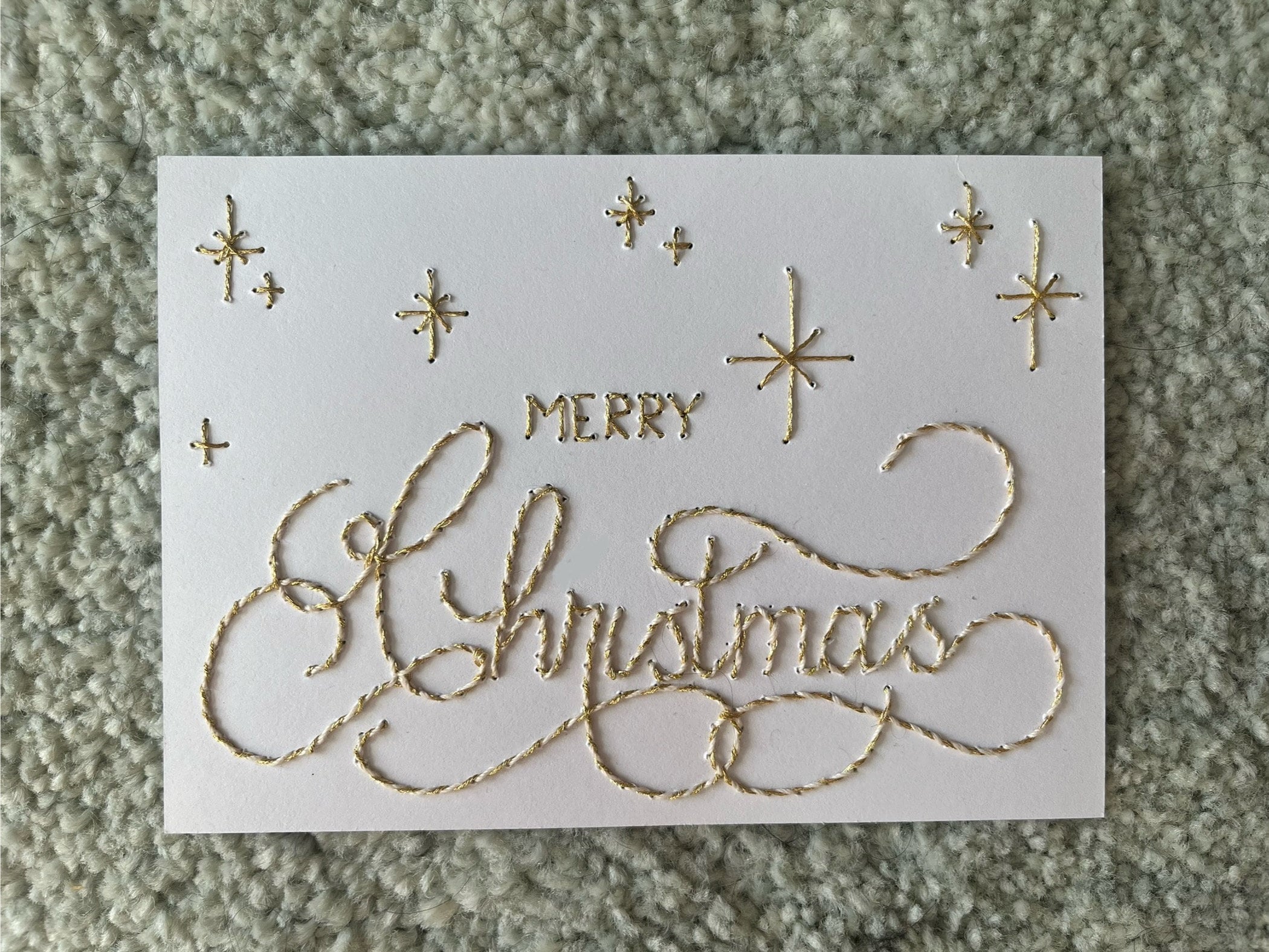 PDF Embroidery Card Pattern - 3 Greetings! - Etsy