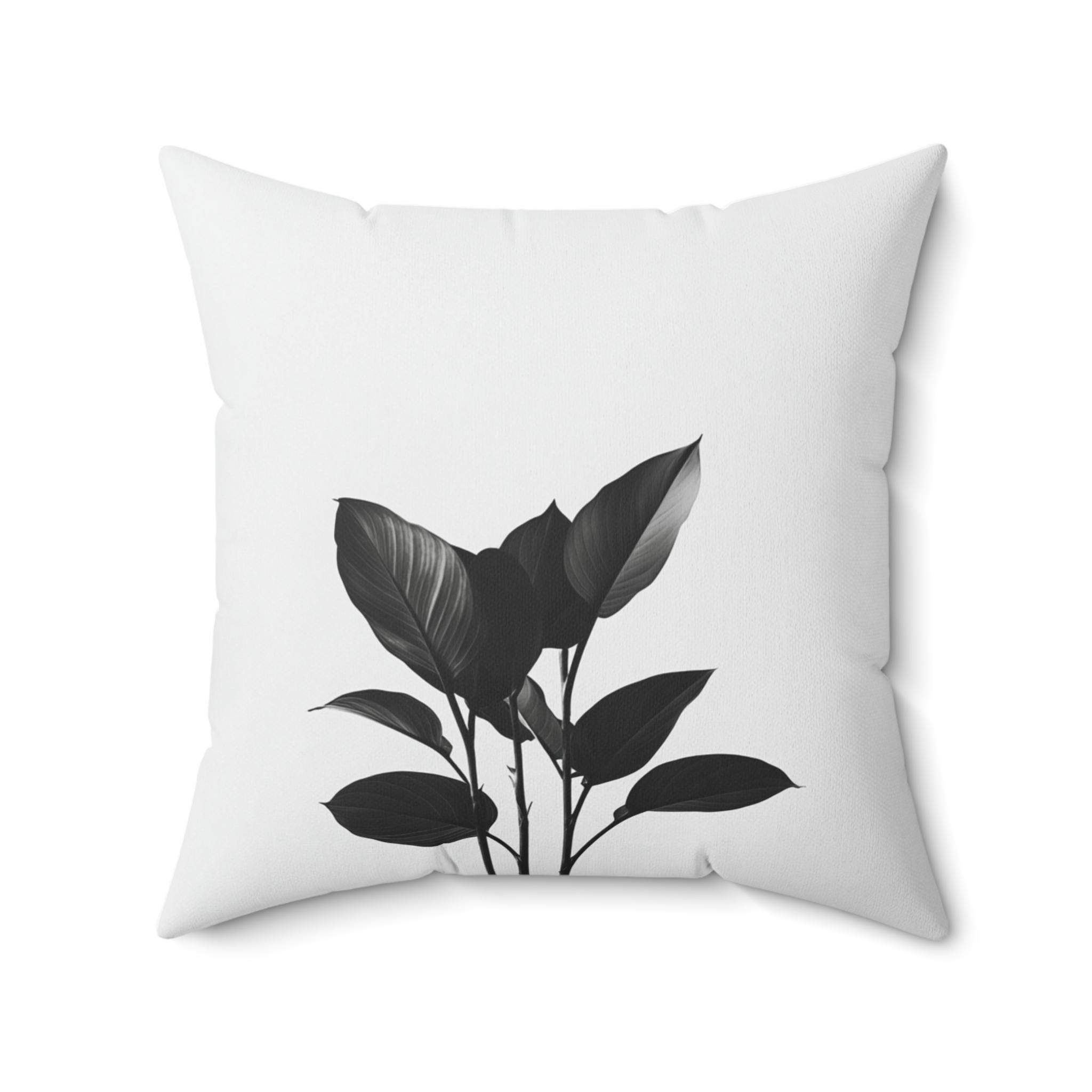 Monochromatic Botanical Bliss Pillow Modern Decor - Etsy