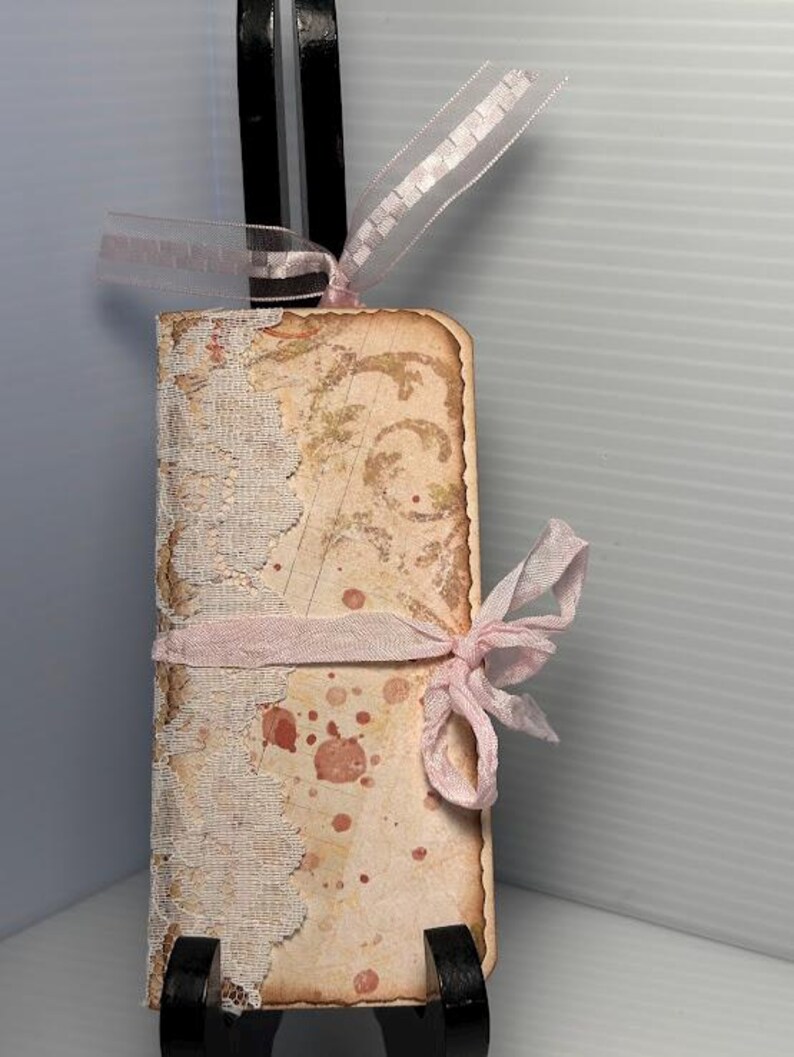 Handmade Ephemera Envelopes, Bow Paperclip, Handmade Booklet ...