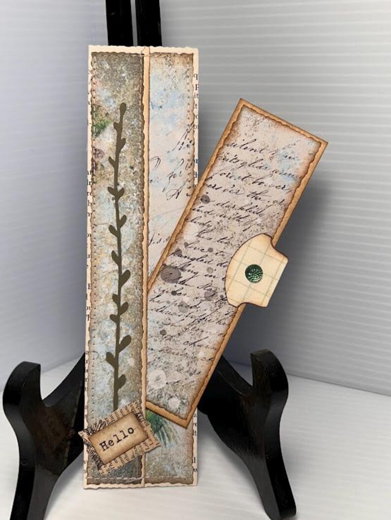 Handmade Ephemera Envelopes, Bow Paperclip, Handmade Booklet ...