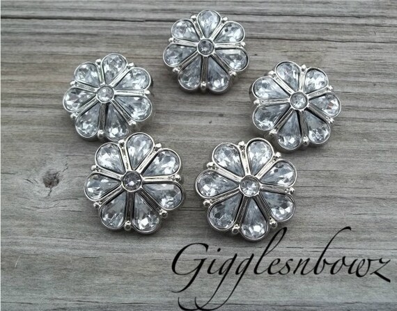 Items similar to Brand New Set of FIVE Teardrop Acrylic Rhinestone ...