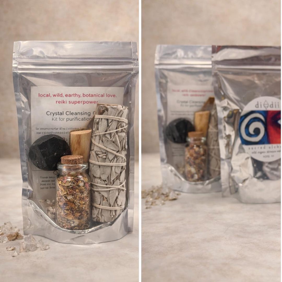 Crystal Cleanse Smudge Kit. A Ritual for Purification and Renewal. - Etsy