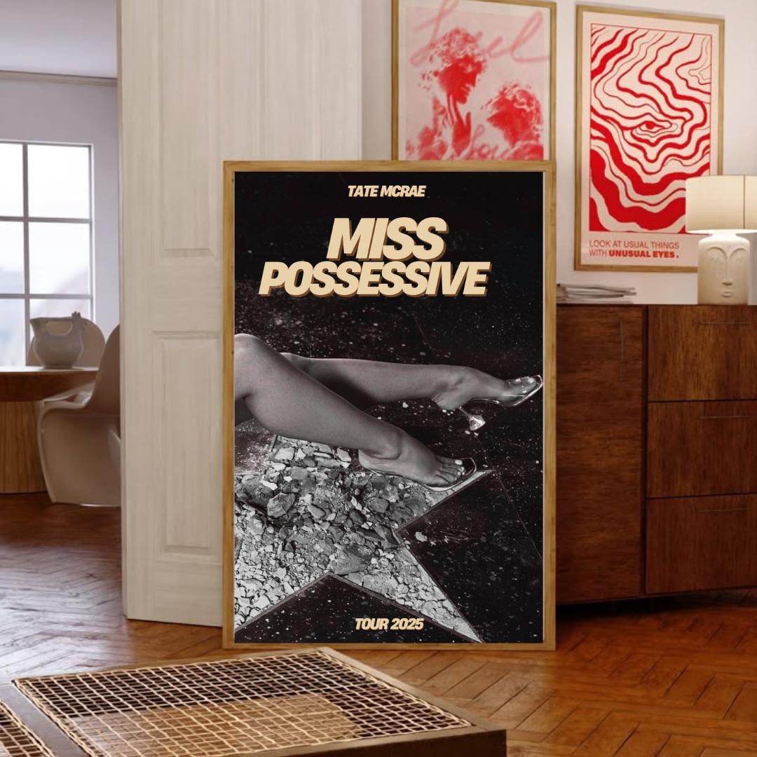 Tate Mcrae Miss Possessive Tour Poster,miss Possessive Tour Poster,tate ...