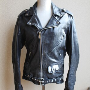 Vintage Hand Painted Depeche Mode Theme Violator Strangelove Biker ...