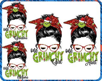 Grinch Mom Png | Etsy