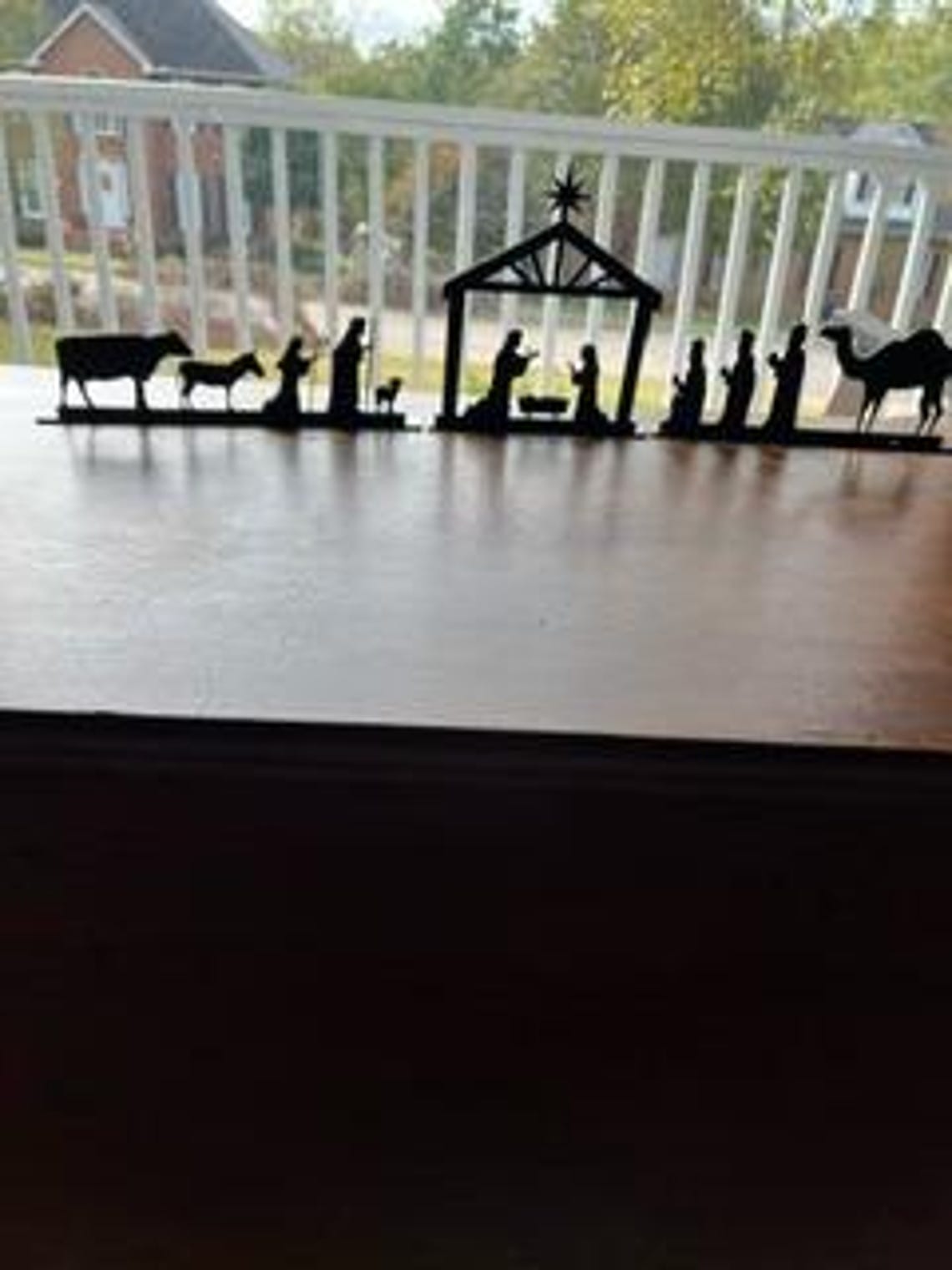 Elegant Nativity Scene: Handcrafted 3-piece Christmas Decor Set - Etsy