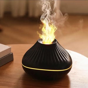 Essential Oils Aroma Diffuser 160 Ml Volcano Flame Diffuser - Etsy