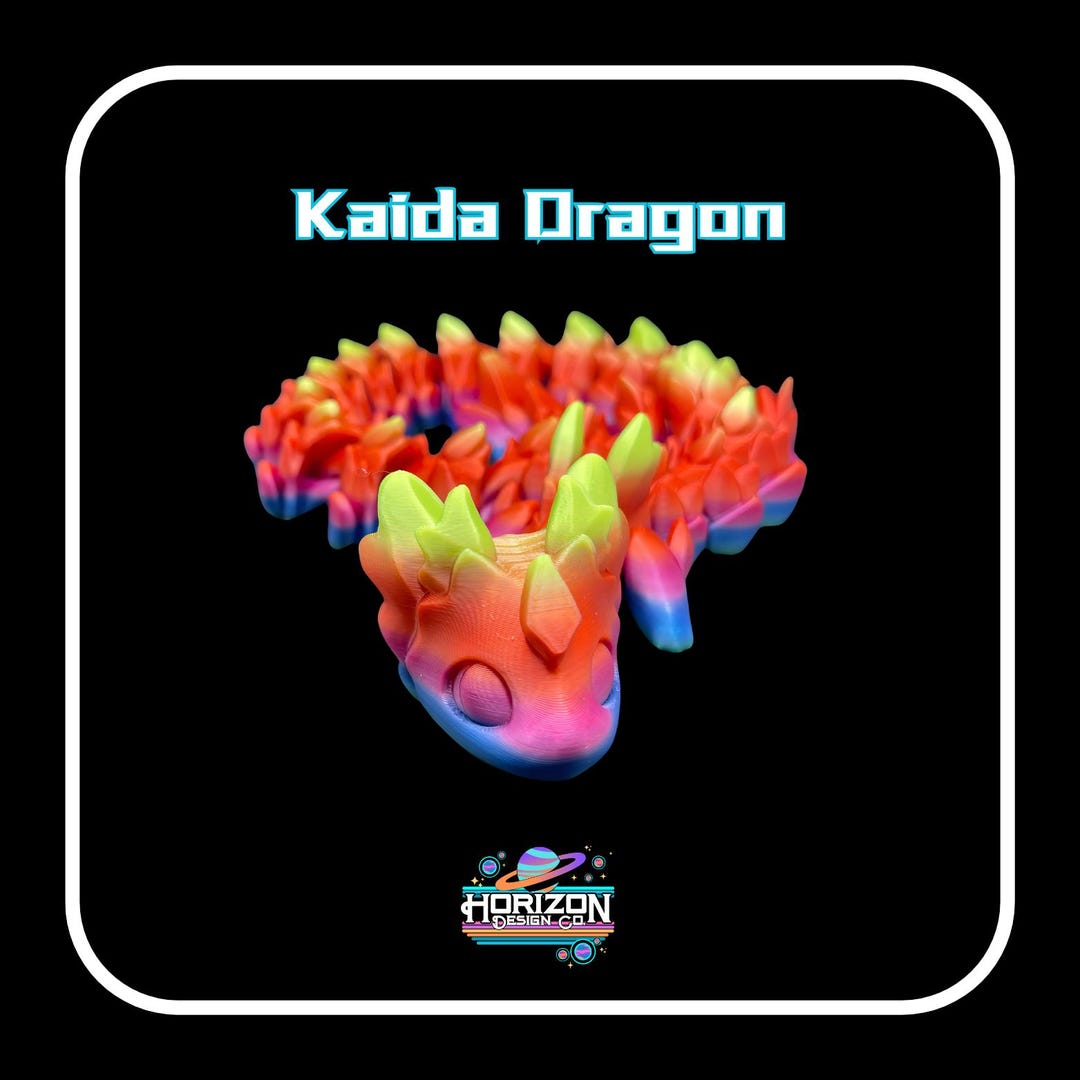 Articulated Kaida Dragon - Etsy