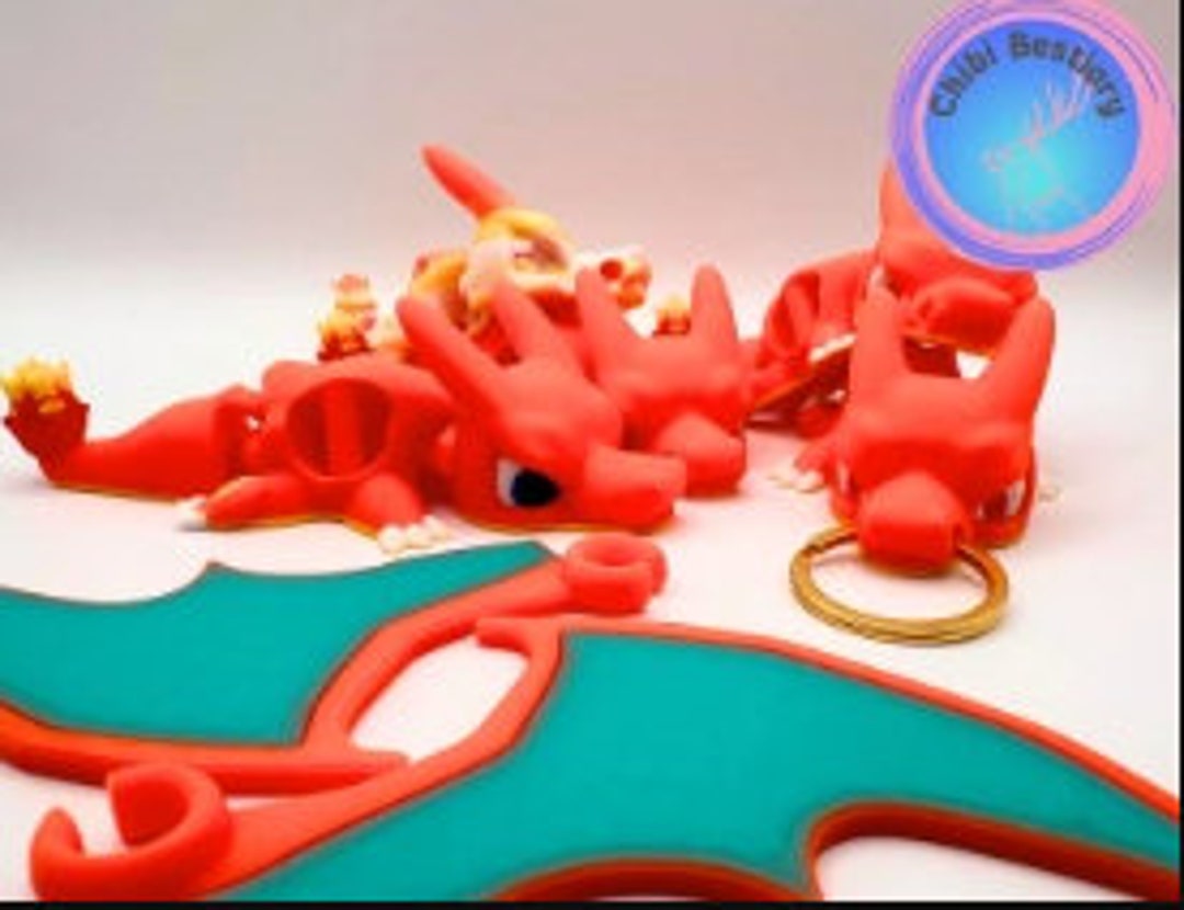 Charizard-inspired Dragon - Etsy