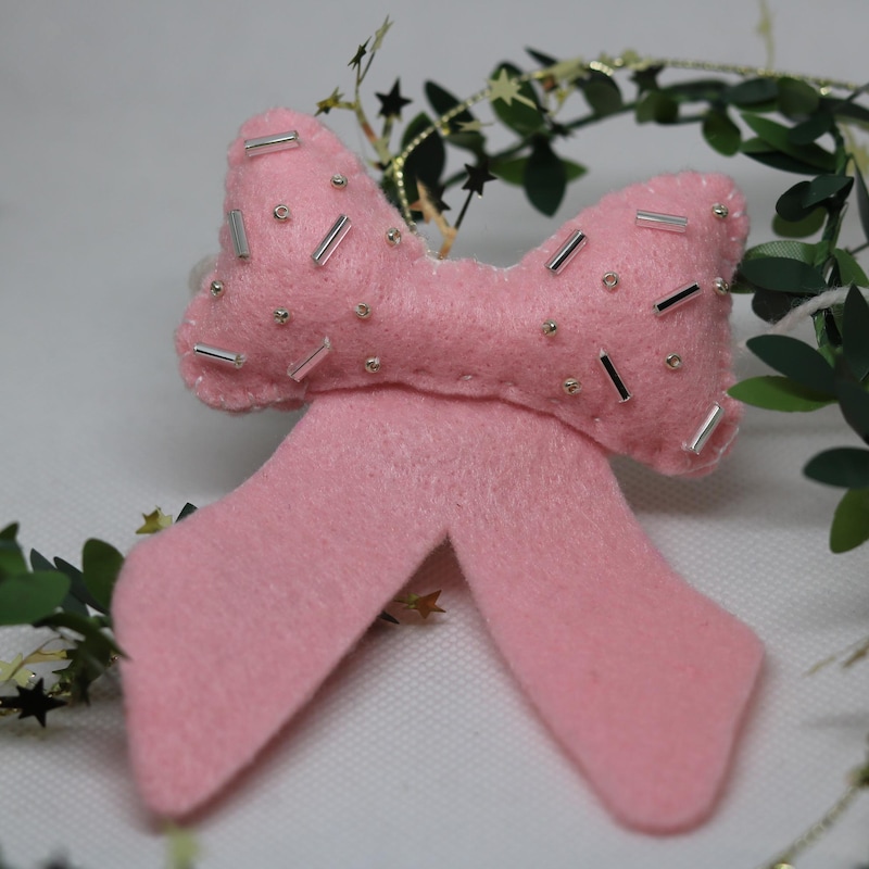 Felt Bow - Etsy