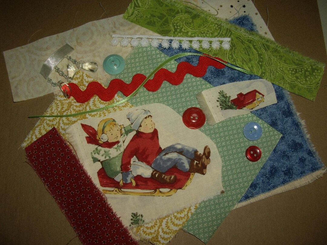 Let It Snow Mini Slow Stitch Kit - Etsy