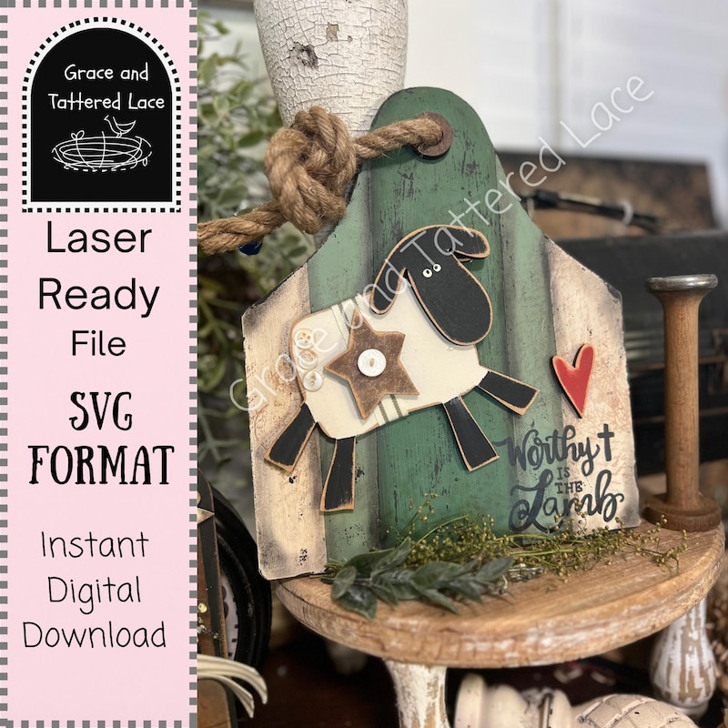 Primitive Cow Pattern - Etsy