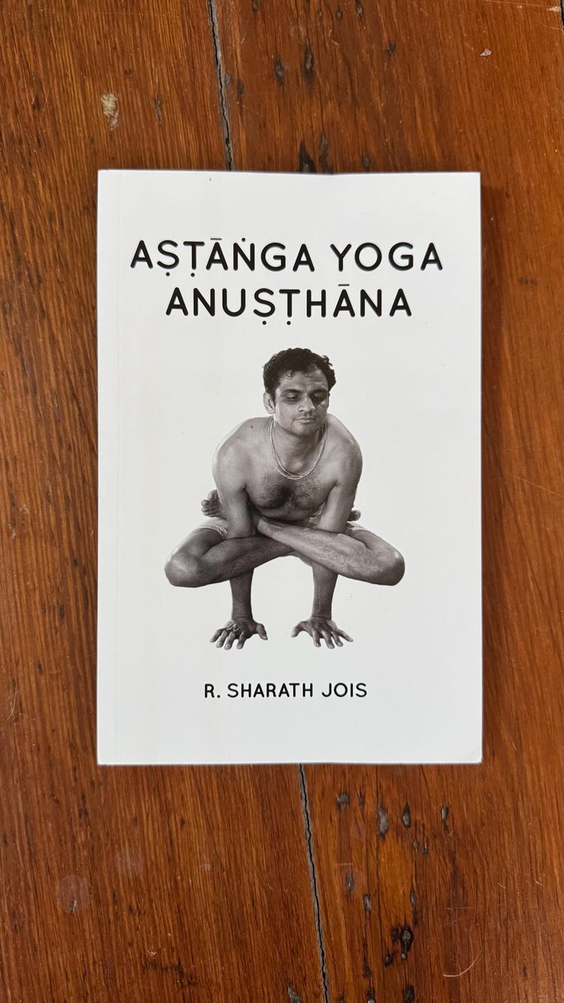 Sharaths Primary Series Book Ashtanga Yoga Anusthana - Etsy