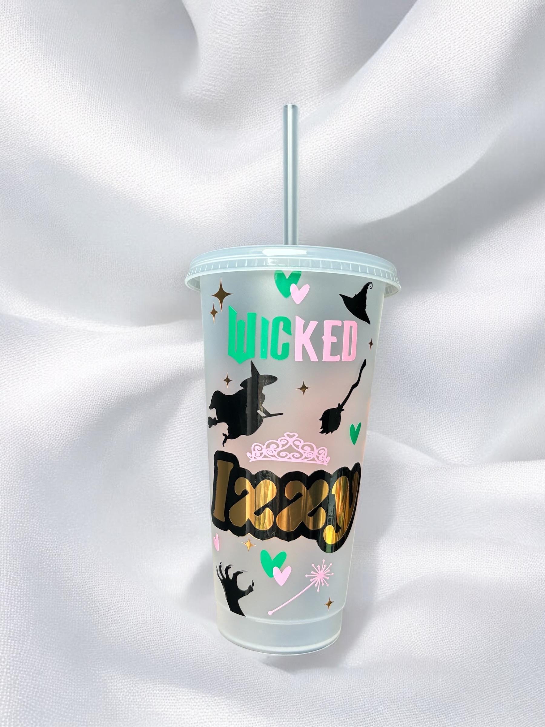 Wicked Cup Wicked Inspired Movie Cold Cup Glinda Elphaba Movie Merch ...