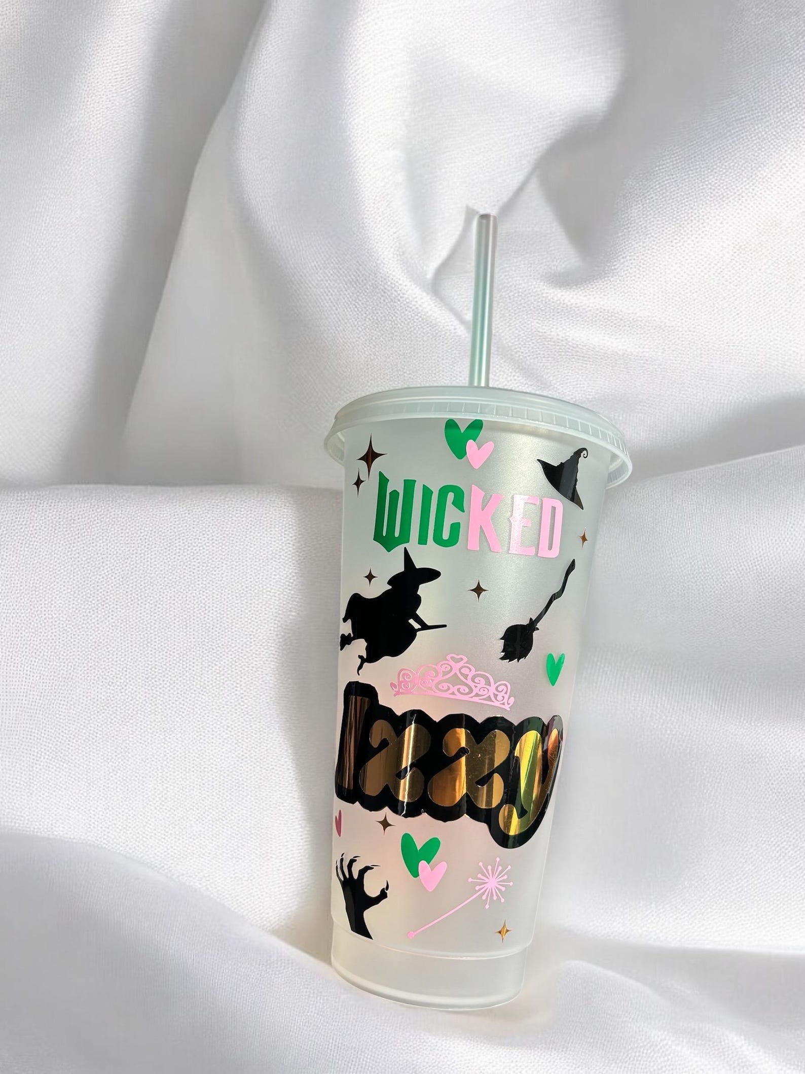 Wicked Cup Wicked Inspired Movie Cold Cup Glinda Elphaba Movie Merch ...
