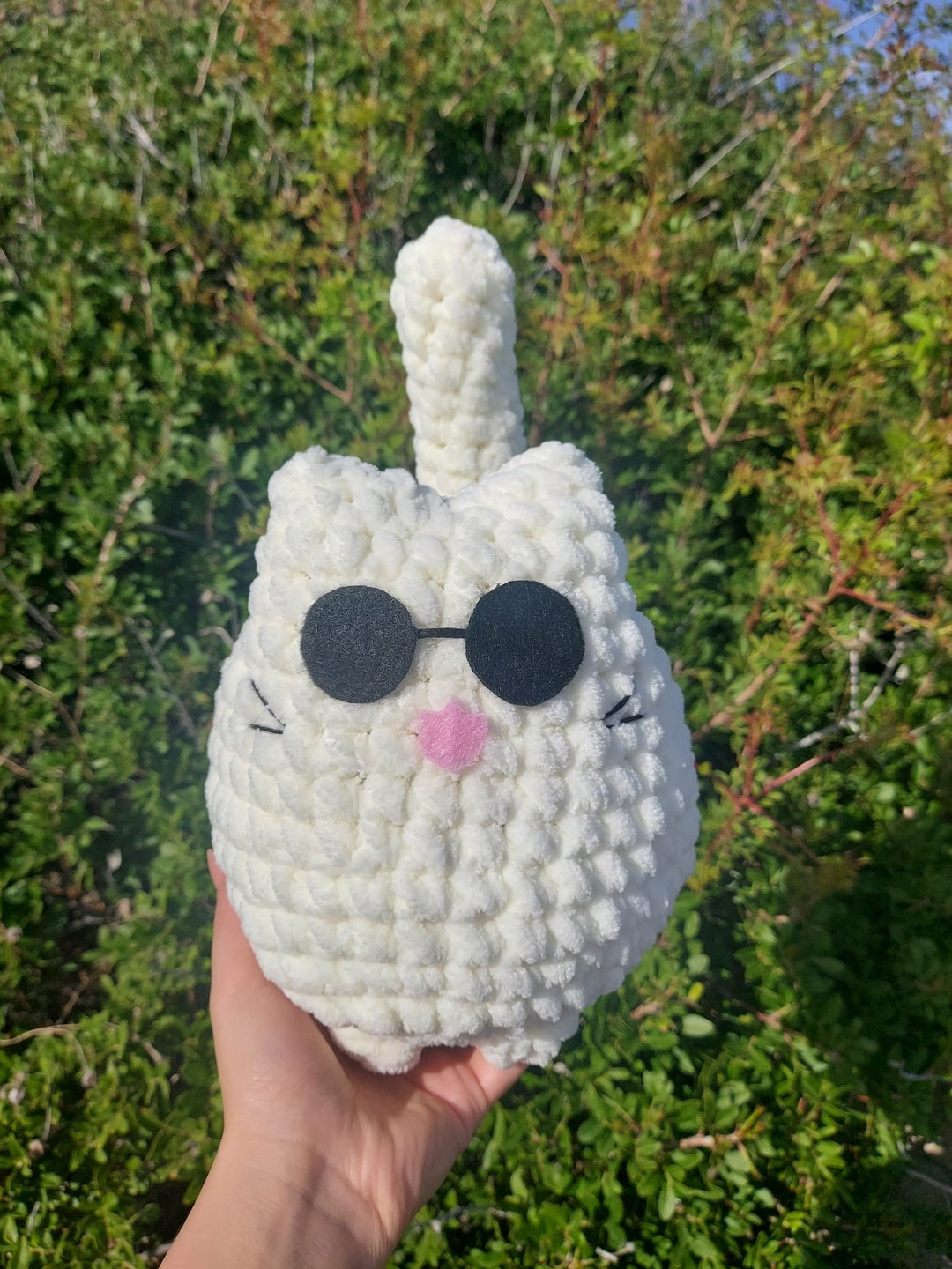 Gojo Cat Crochet Plushie, for Jujutsu Kaisen Fans, Geto Plushie, Anime ...