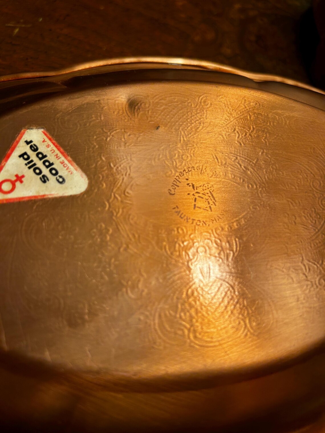 1960s Coppercraft Guild Copper Platter, Engraved Design - Etsy