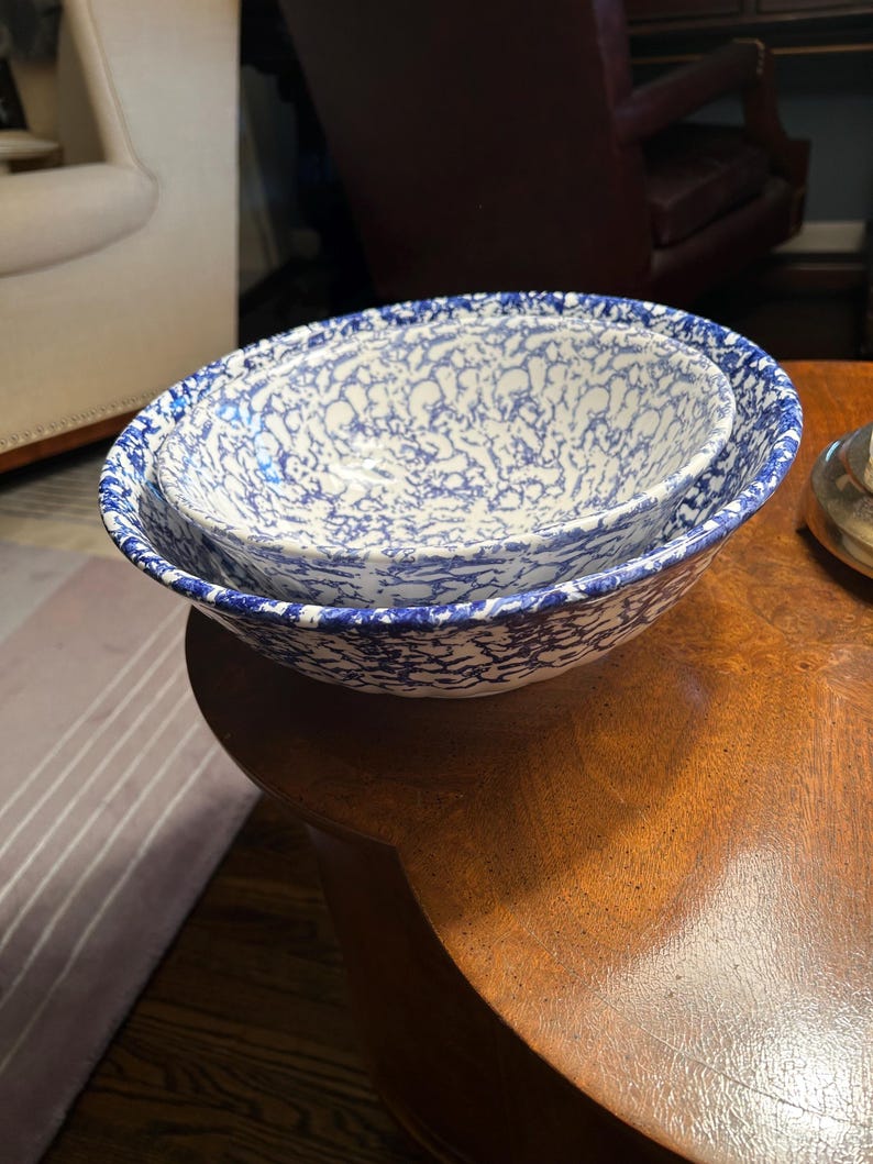 Vintage 12” Inch La Primula Bowl - Made in Italy - COBALT BLUE ...