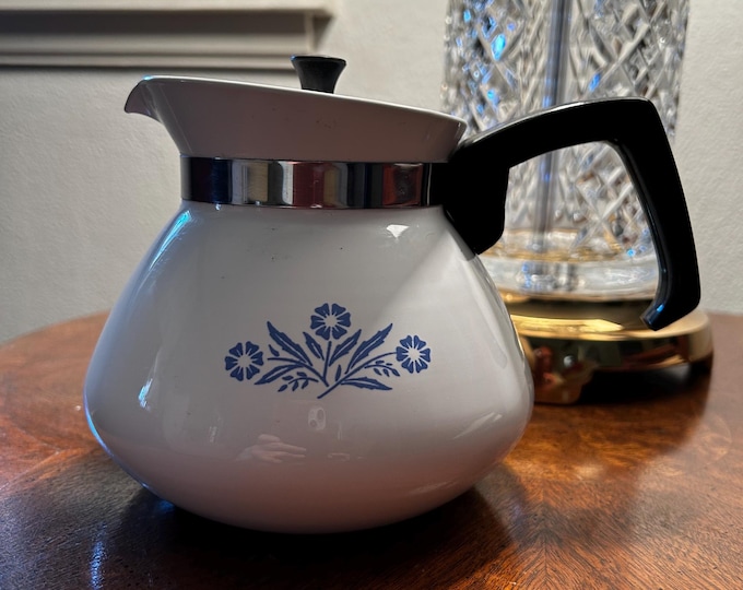 Vintage RARE Find- Corningware Meadow Coffee/tea Pot With Lid - Etsy