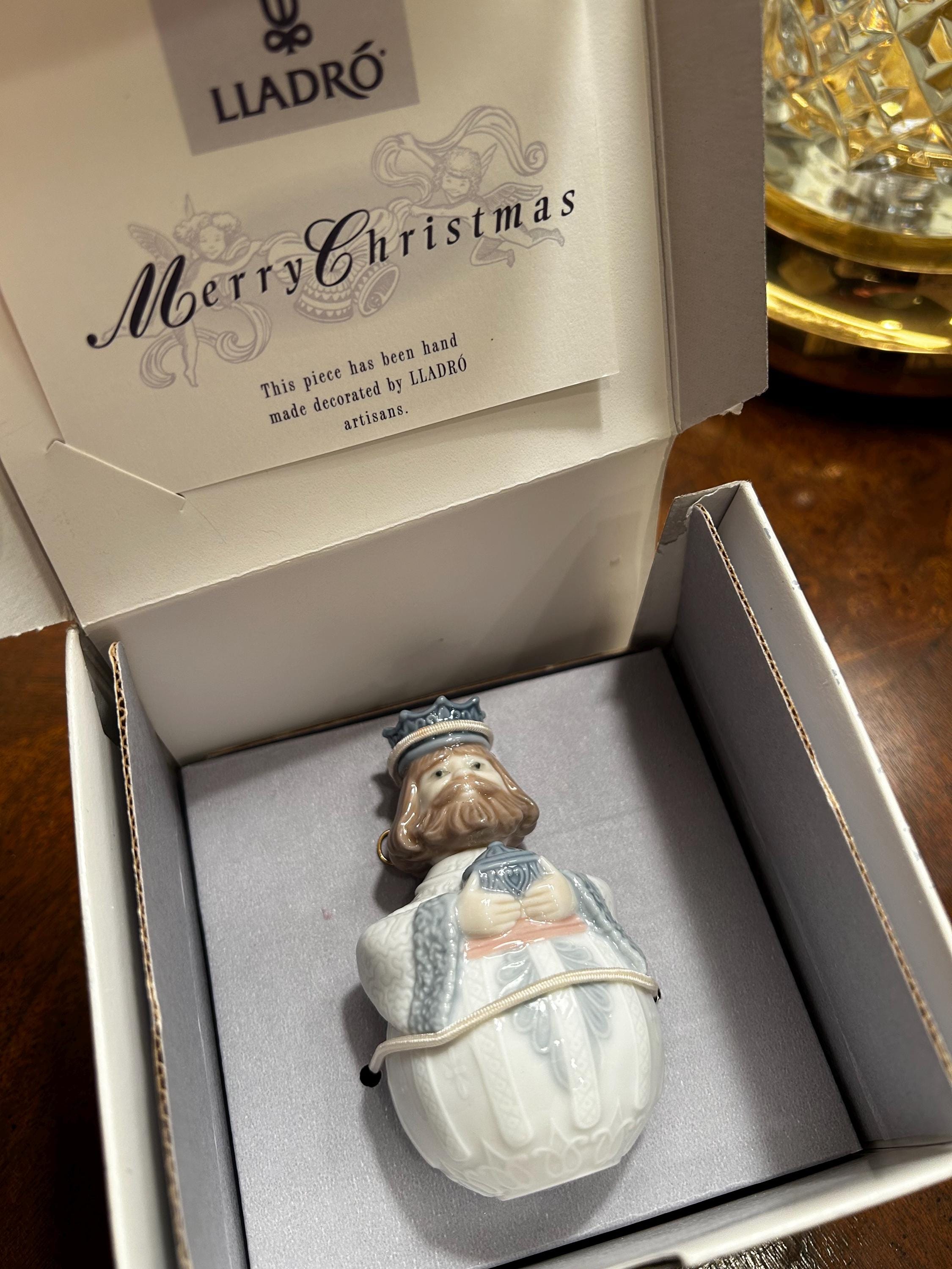 LLADRO THREE KINGS Ornaments. Set of Three. Balthazar, Melchor, Gaspar ...