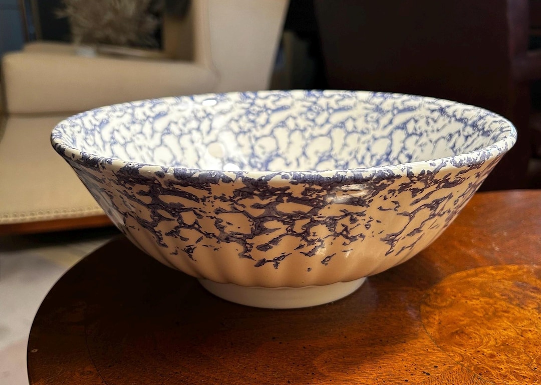 Vintage 10” Inch La Primula Bowl - Made in Italy - COBALT BLUE ...