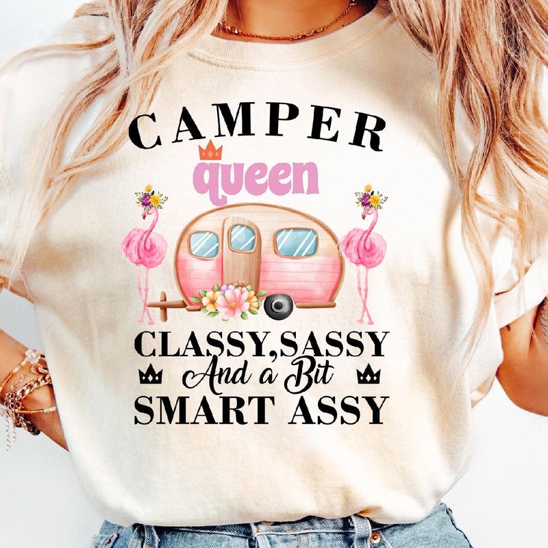 Camper Queen Clip Art - Etsy