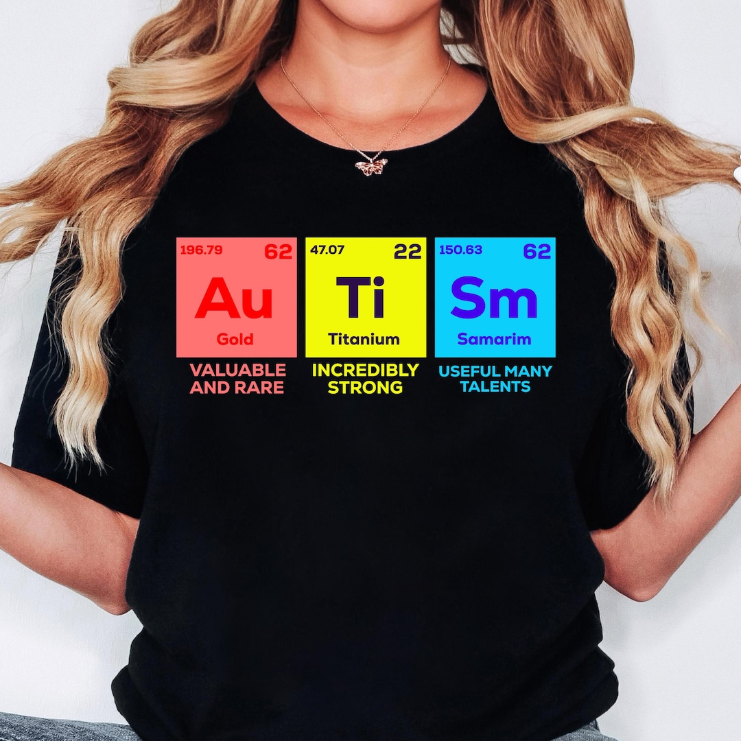 Autism Awareness Elements Periodic Table SVG PNG, Autism Awareness Svg ...
