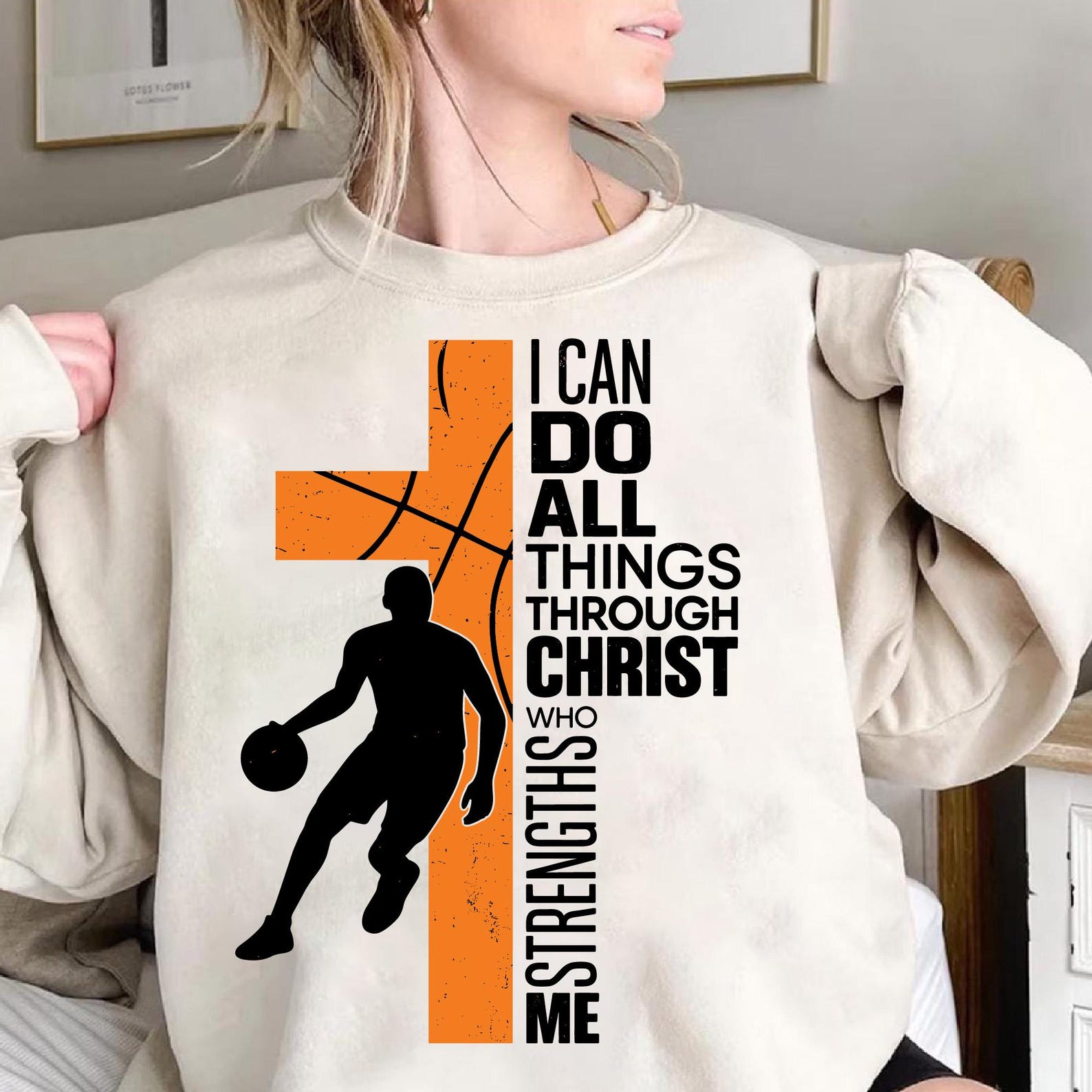 Christian Basketball SVG PNG, Religious Bible Verse Philippians 4:13 ...