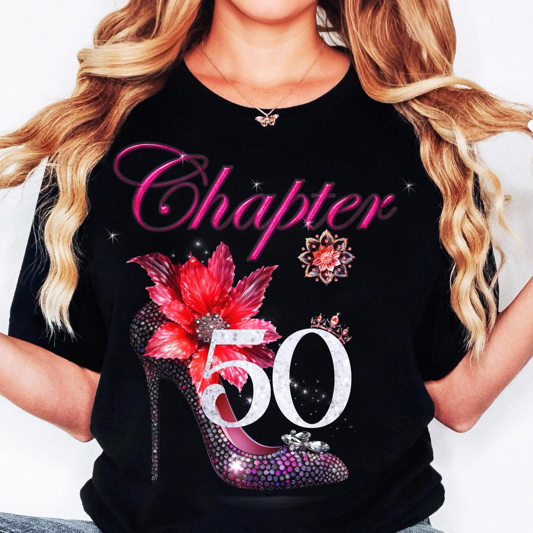 Chapter 50 Birthday Queen PNG , 50 Years Old Shoes Crown Diamond Png ...