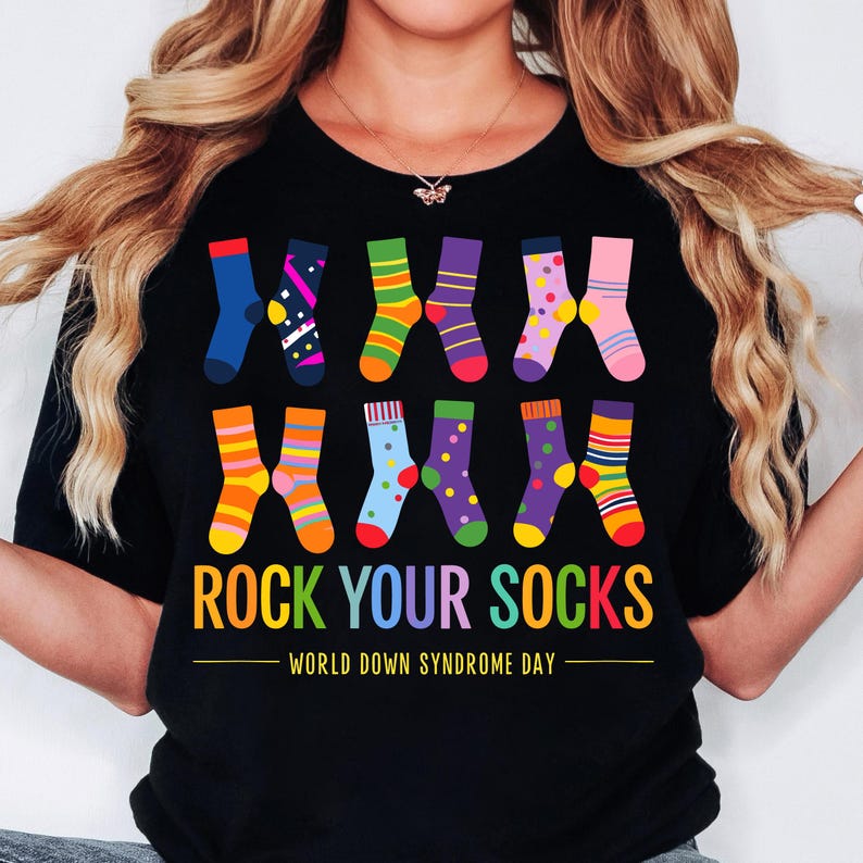 World Down Syndrome Day SVG PNG, Rock Your Socks Awareness Support Svg ...