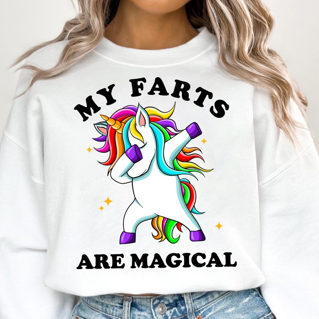 My Farts Are Magical SVG PNG, Funny Unicorn Gag Svg File Shirt , Humor ...