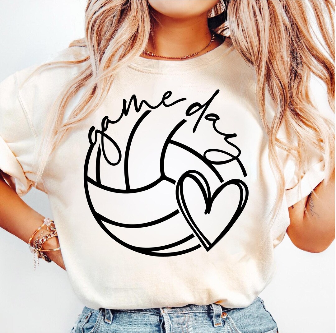Game Day SVG PNG, Volleyball Life Svg, Game Day Vibes Svg, Volleyball ...